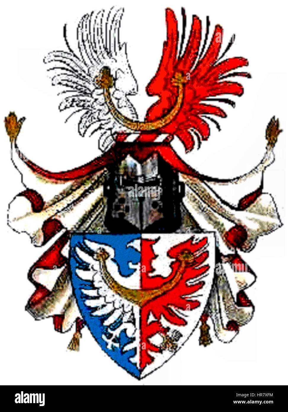 Wappen von Saar (Sahrer von Sahr Stock Photo - Alamy