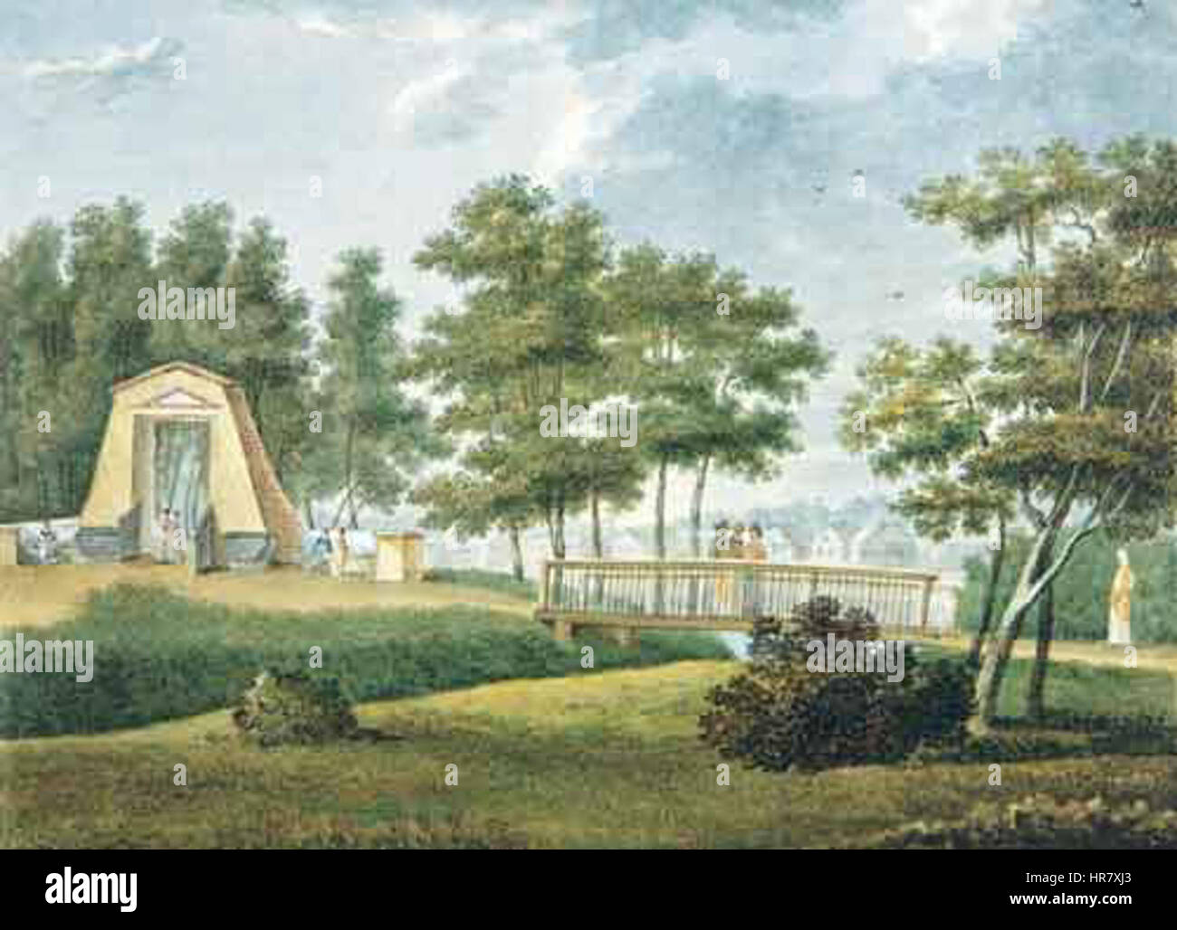 Yesakov Dacha Stroganova Egypt Gates 1812 Stock Photo - Alamy