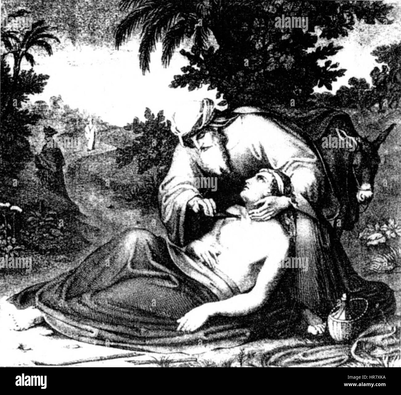 Zimmermann’s 'Der barmherzige Samariter' (The Good Samaritan) portrays ...