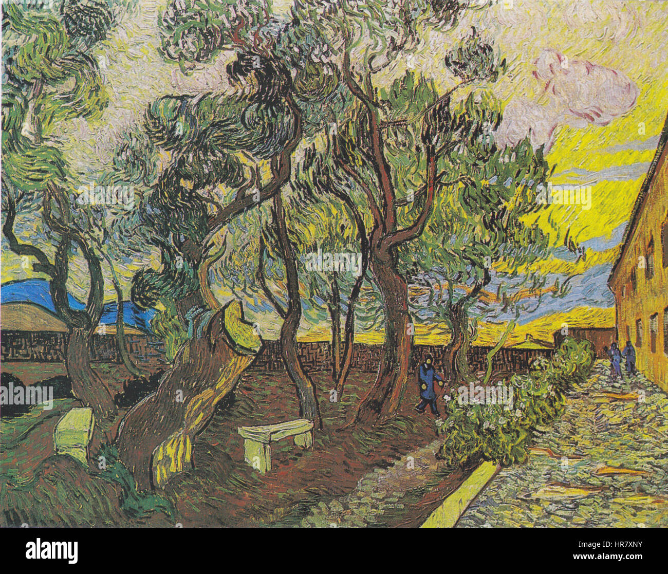 Van Gogh - Garten des Hospitals Saint-Paul3 Stock Photo - Alamy