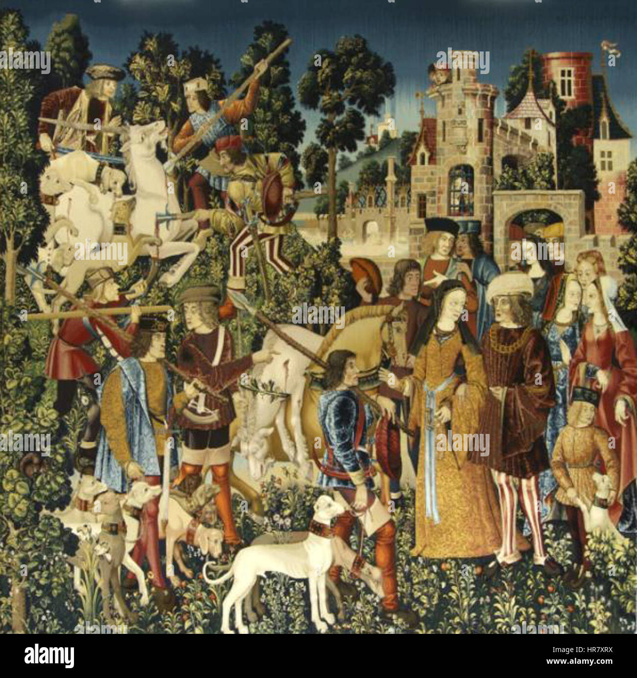'The Hunt of the Unicorn' is a series of tapestries depicting the ...