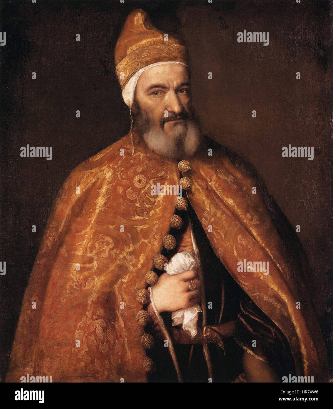 Titian's 'Portrait of Marcantonio Trevisani' depicts the Venetian ...