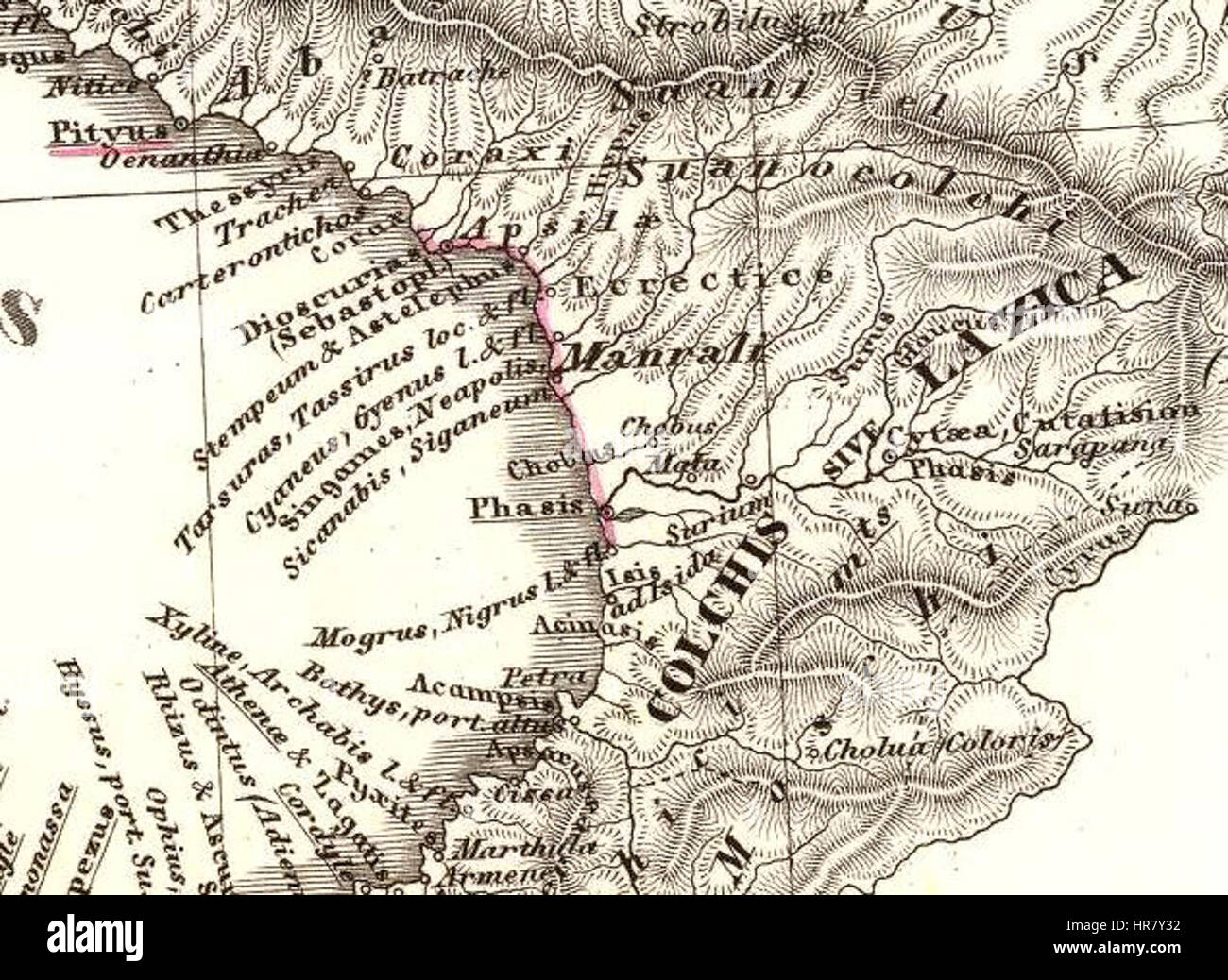 'Pontus Euxinus et quae ei adjacent' is a map from 1865 by Karl Spruner ...