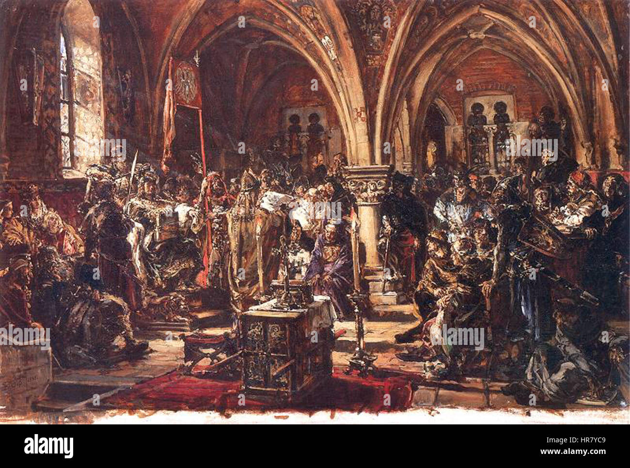 The First Sejm 1182 Stock Photo - Alamy