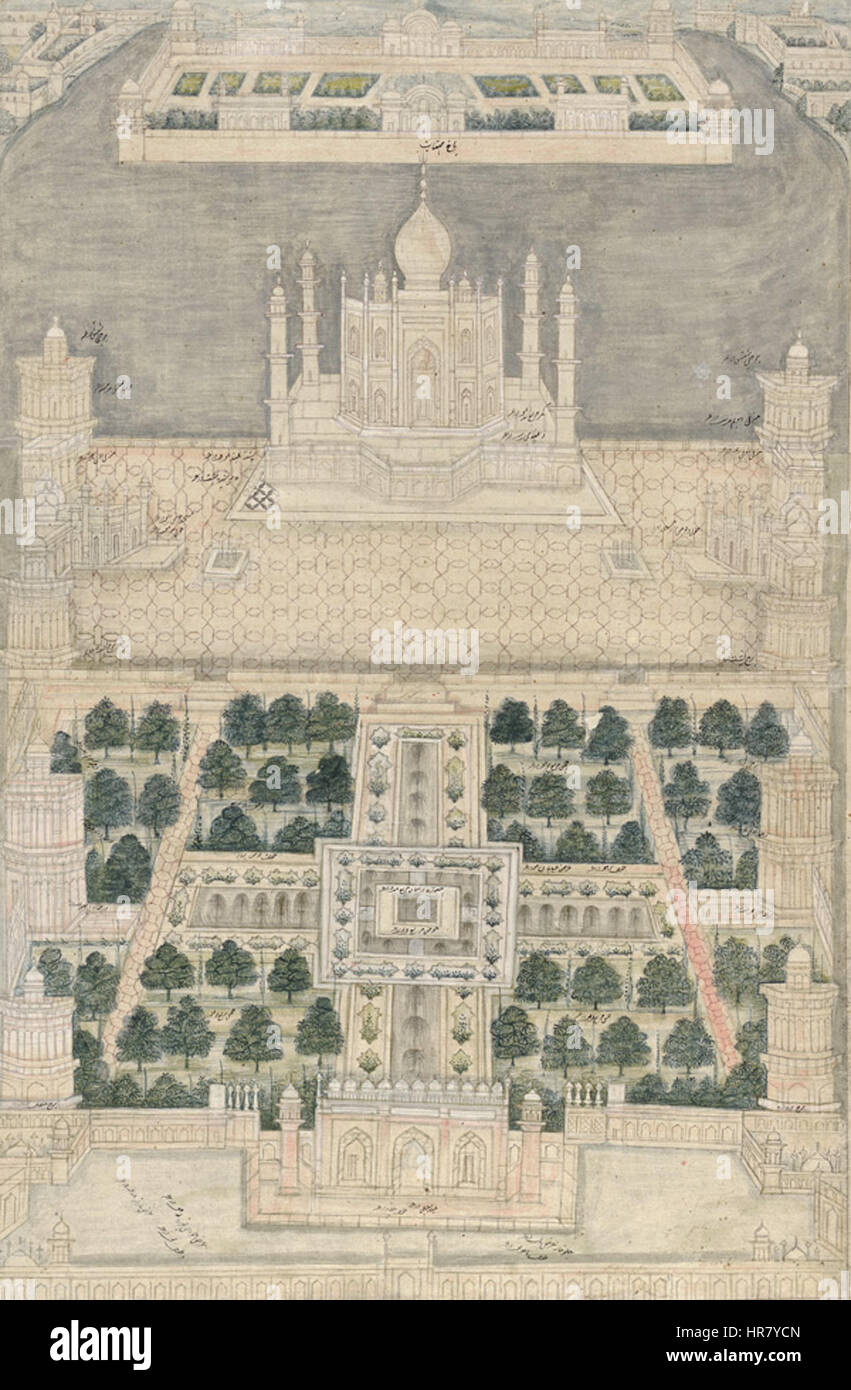 Taj Mahal art Stock Photo - Alamy