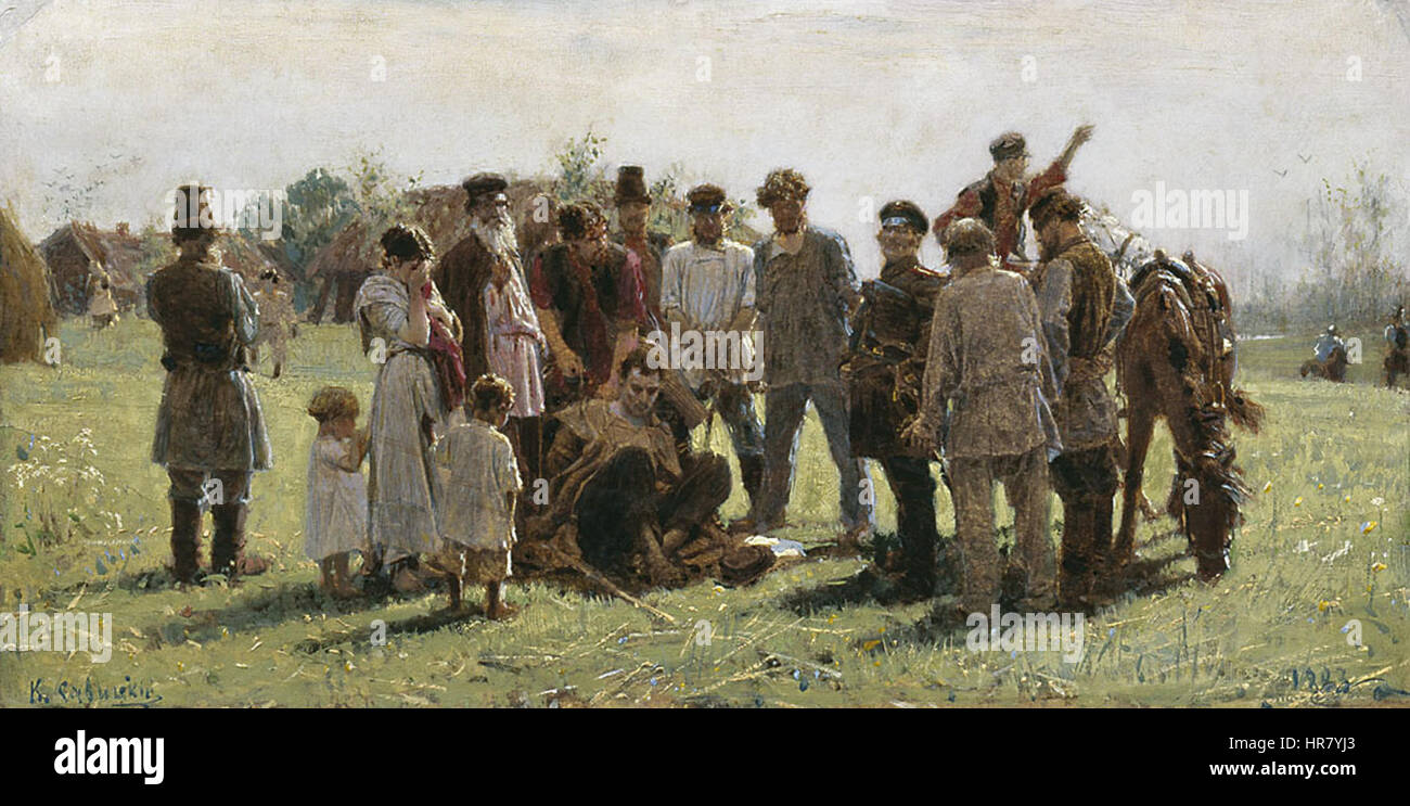 Savitsky painting hi-res stock photography and images - Alamy