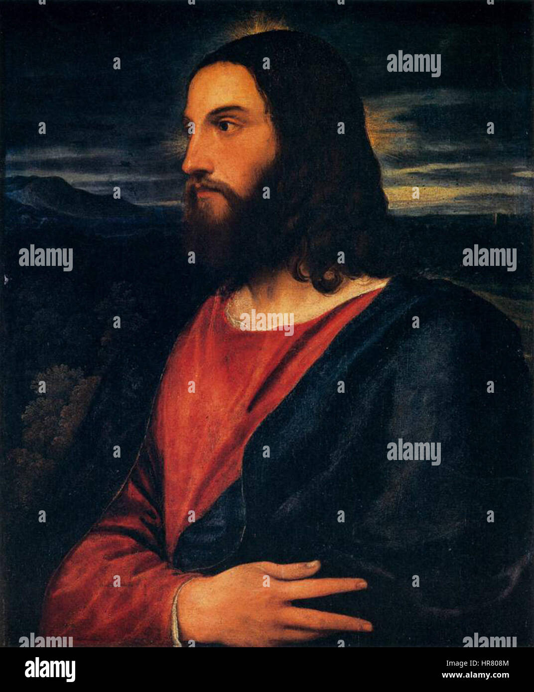 Christ redeemer painting hi-res stock photography and images - Alamy