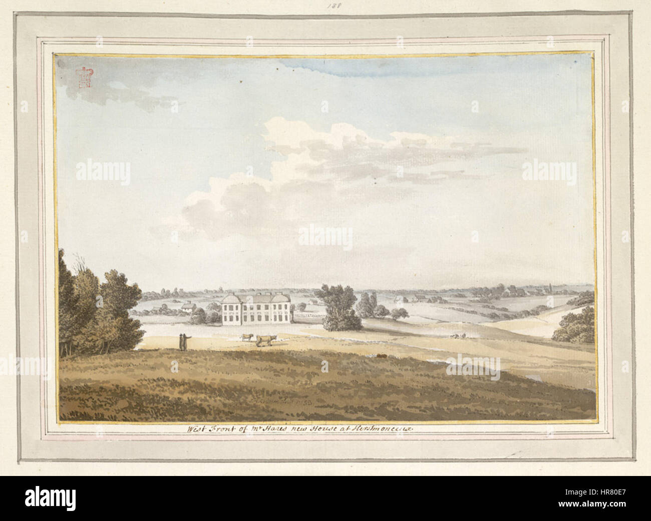 Samuel Hieronymus Grimm's depiction of the Reverend Mr. Hare’s new ...