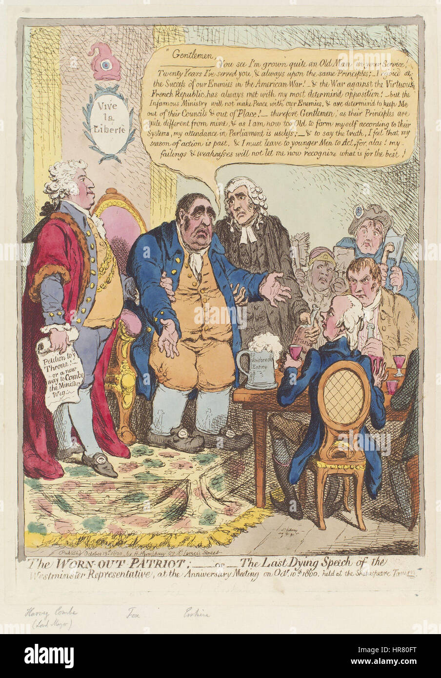 The worn-out patriot; - or - the last dying speech of the Westminster ...