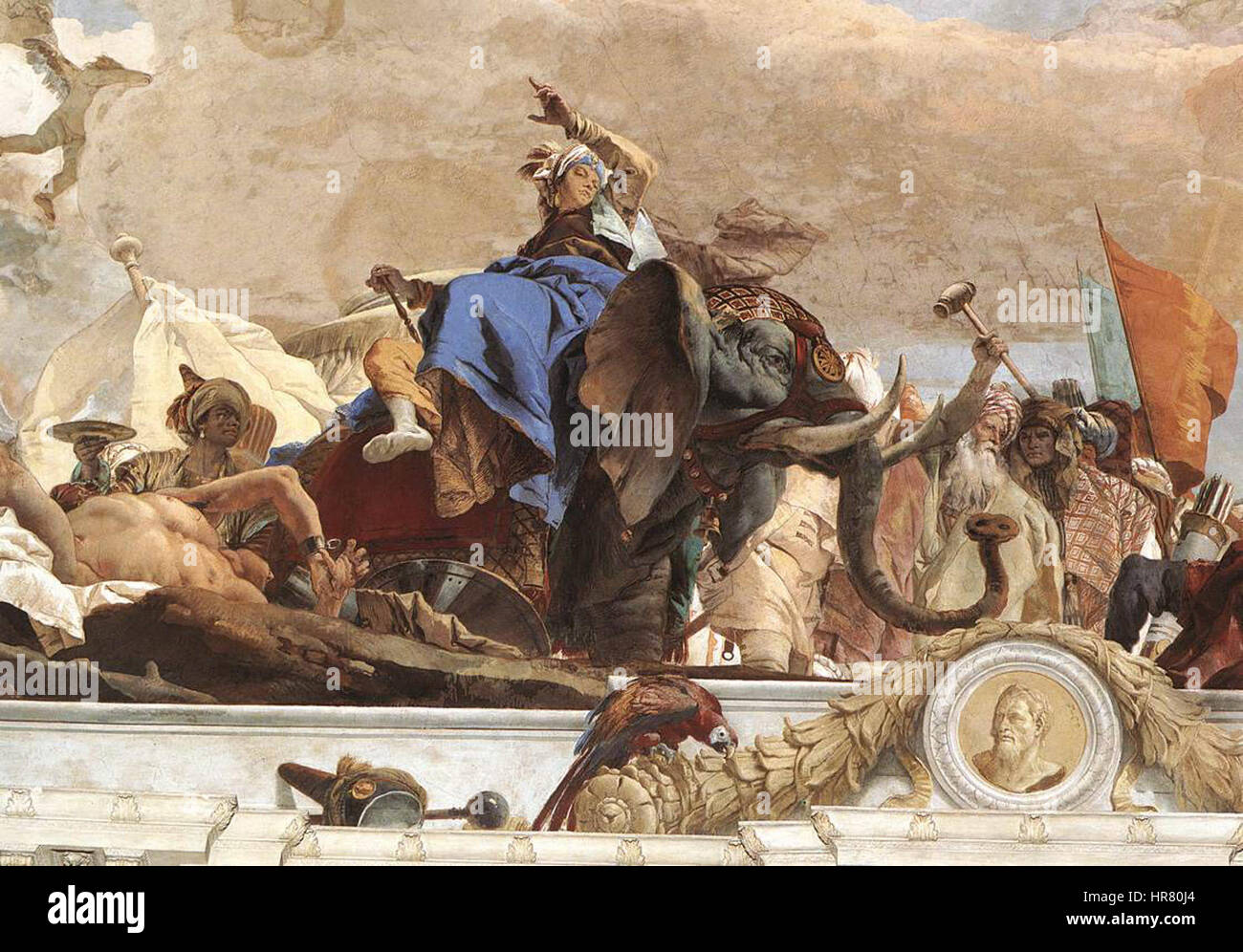 Tiepolo, Giovanni Battista - Apollo and the Continents - Asia - 1752-53 ...