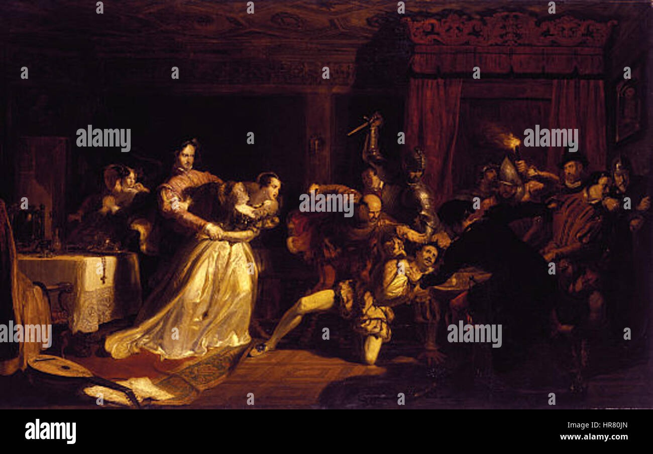 Rizzio murder hi-res stock photography and images - Alamy