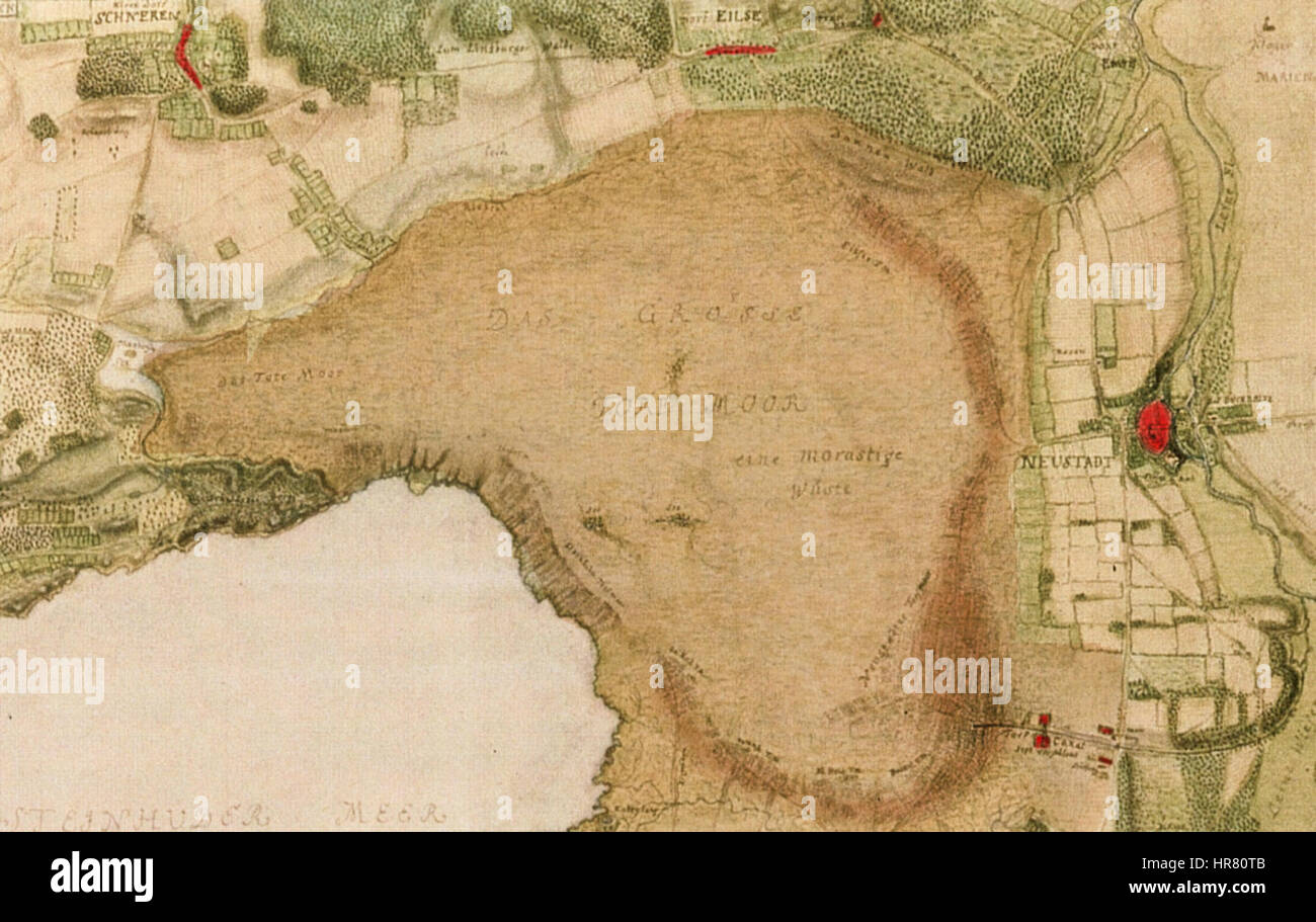 'Totes Moor' (1770) depicts a desolate moorland landscape, showcasing ...