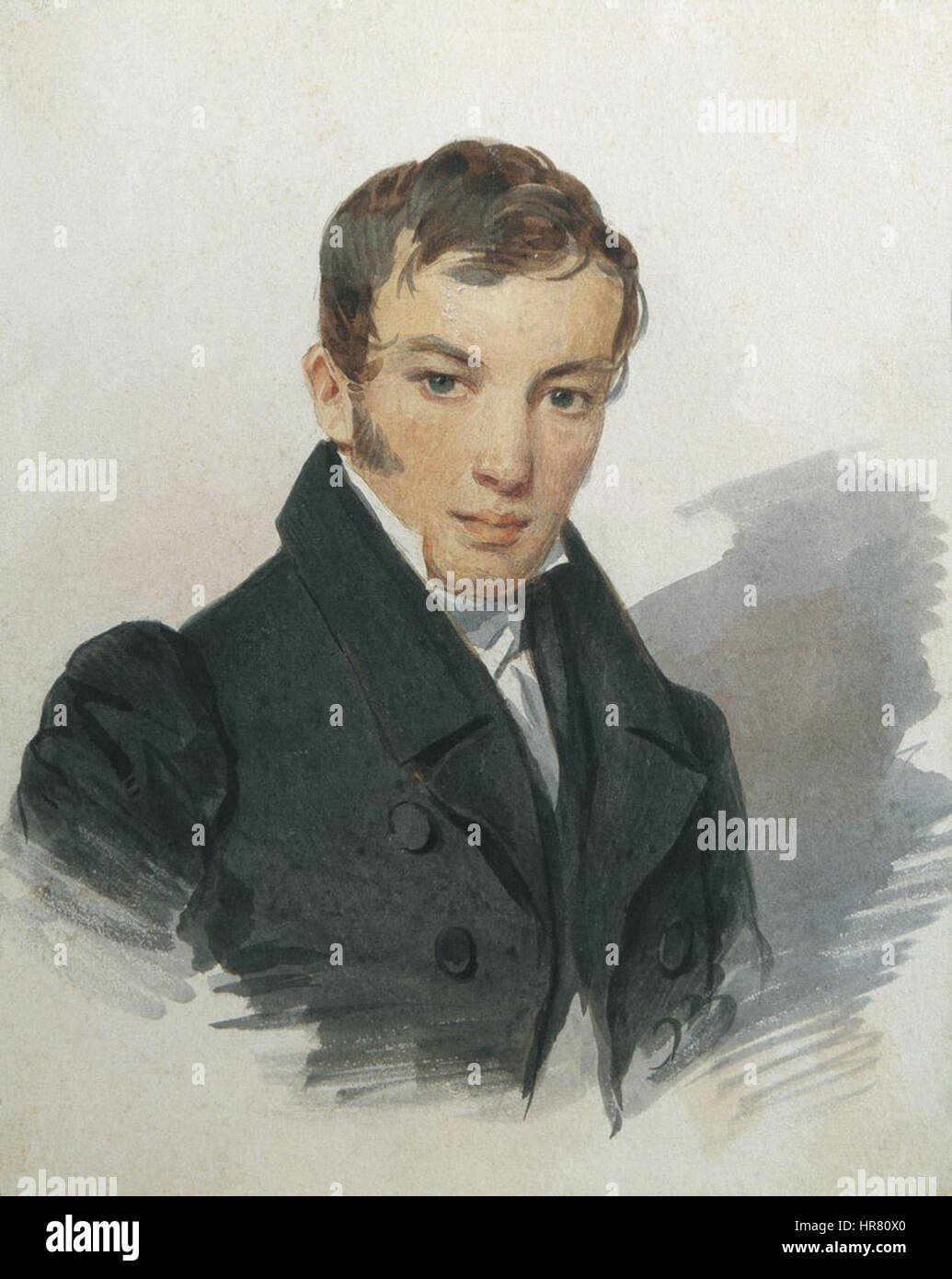 Vasily Zhukovsky, 1820s Stock Photo - Alamy