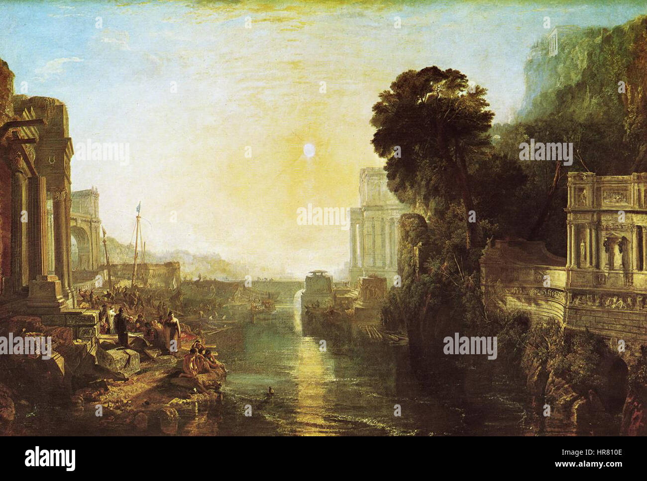 Turner Dido Building Carthage Stock Photo - Alamy