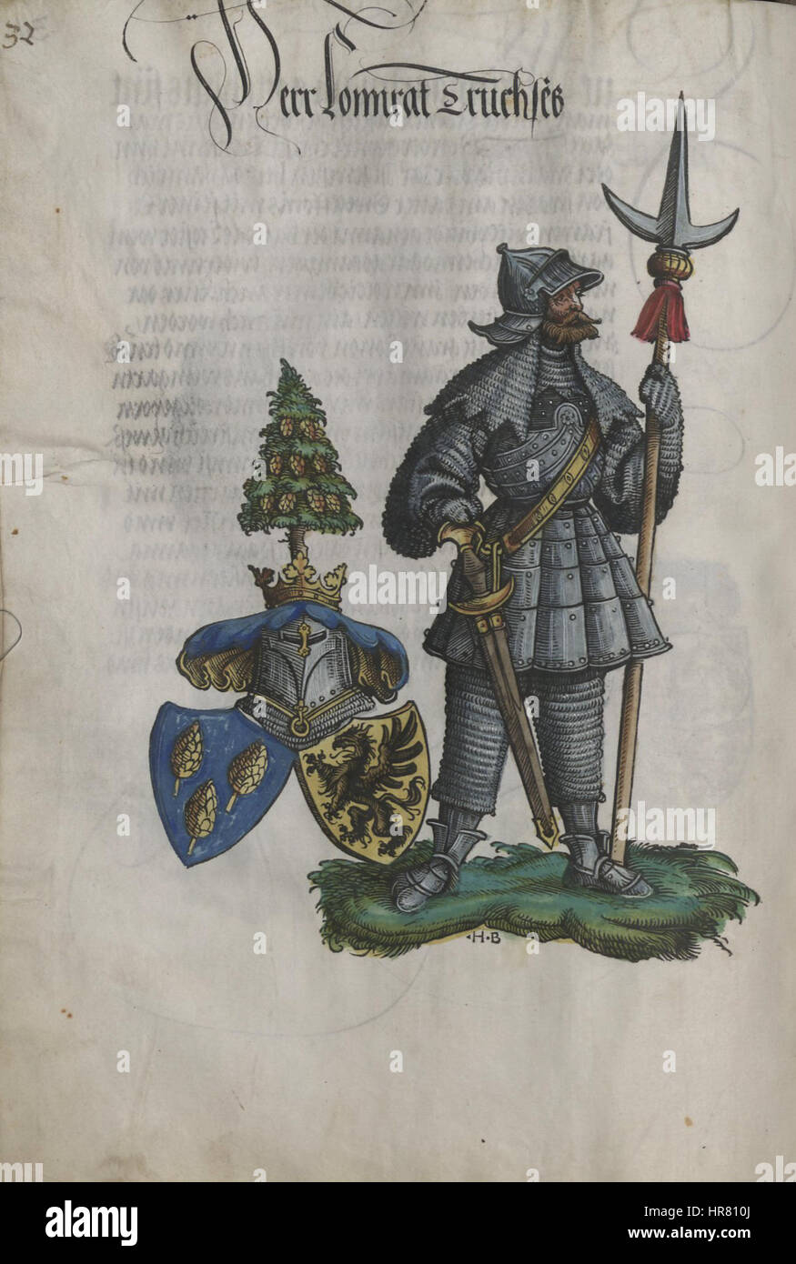 The 'Truchsessenchronik' Codex (Don 590 044) is a medieval manuscript ...