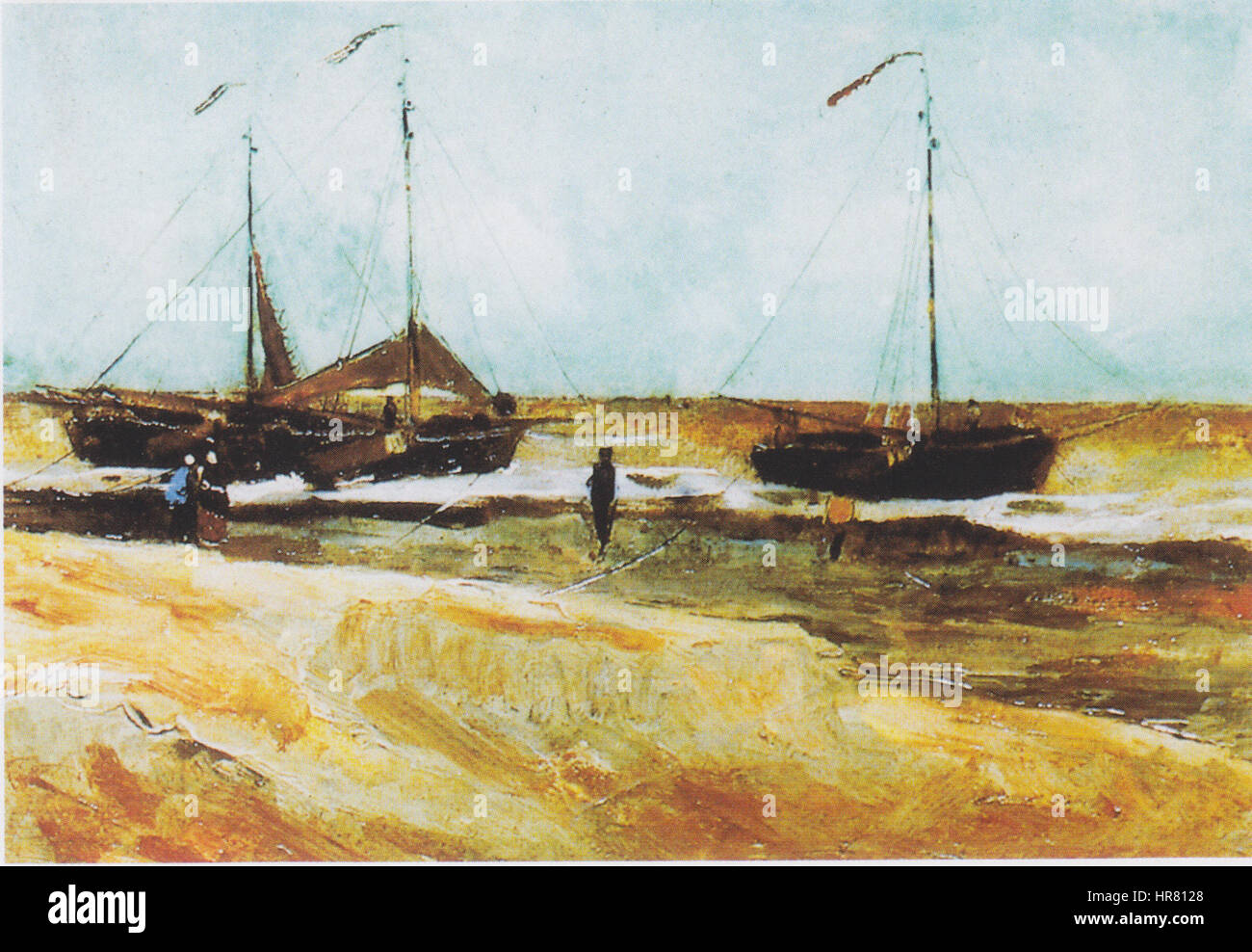 Vincent van Gogh's 'Strand von Schevenigen bei Windstille' (Beach at ...
