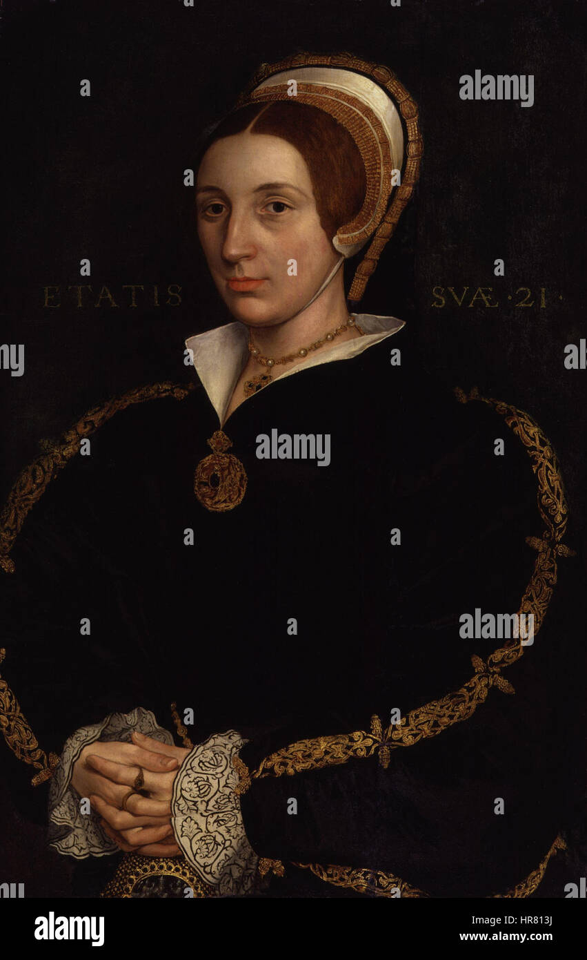 Unknown woman, formerly known as Catherine Howard by Hans Holbein the ...