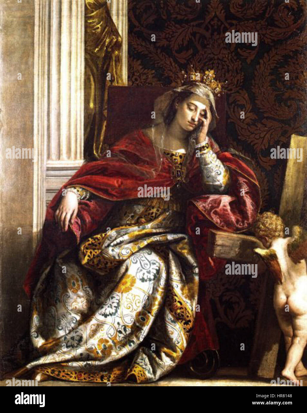 'Visione di Sante Elena' by Veronese depicts the moment when St. Helena ...