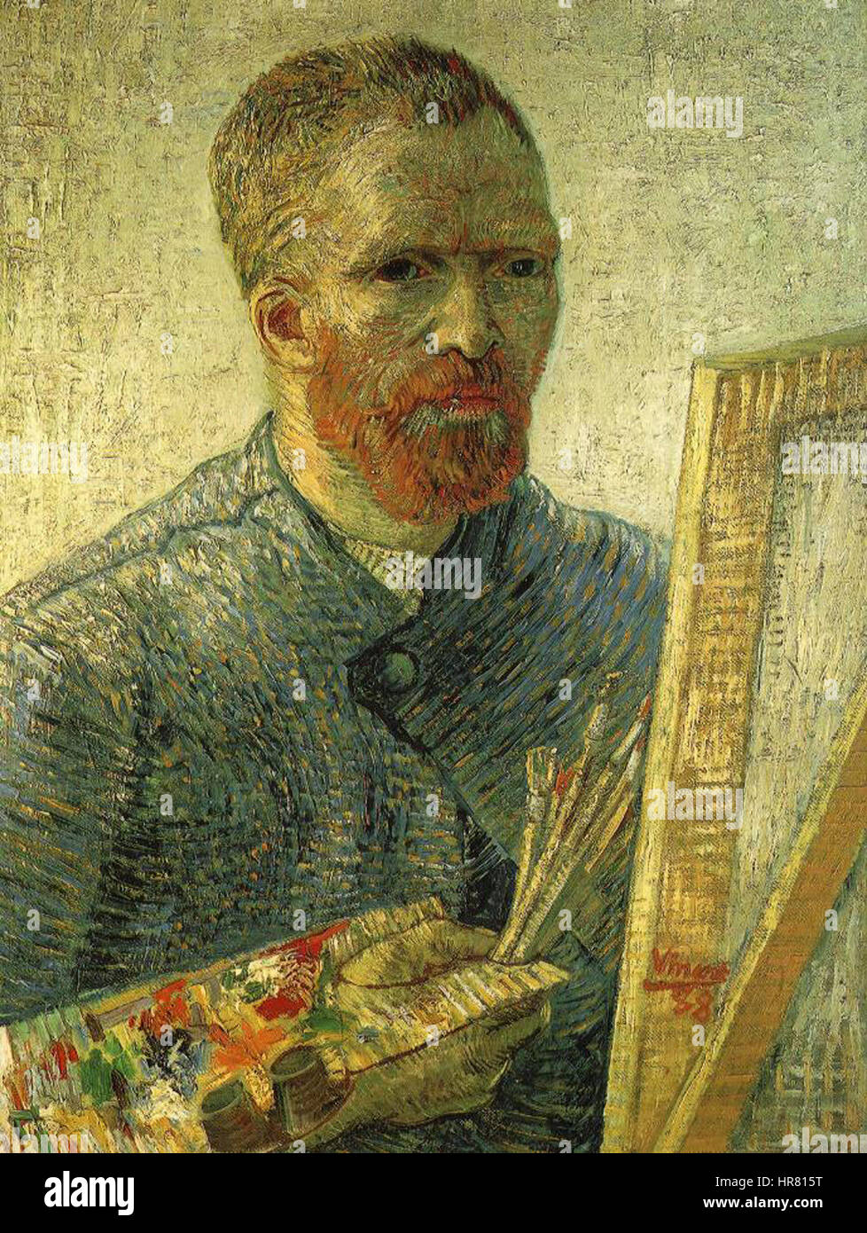 This self-portrait by Vincent van Gogh, painted in 1889, captures the ...