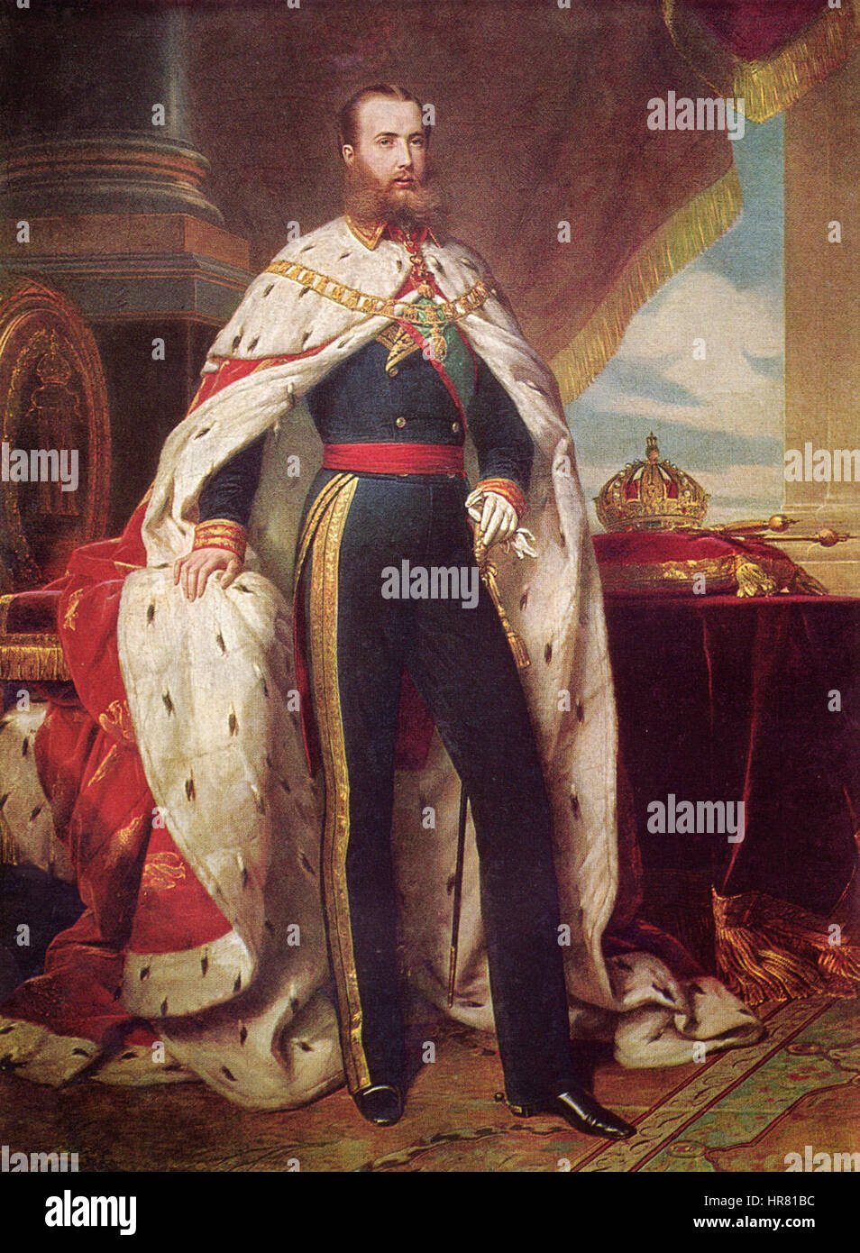 X-Large Portrait of Maximiliano Stock Photo - Alamy