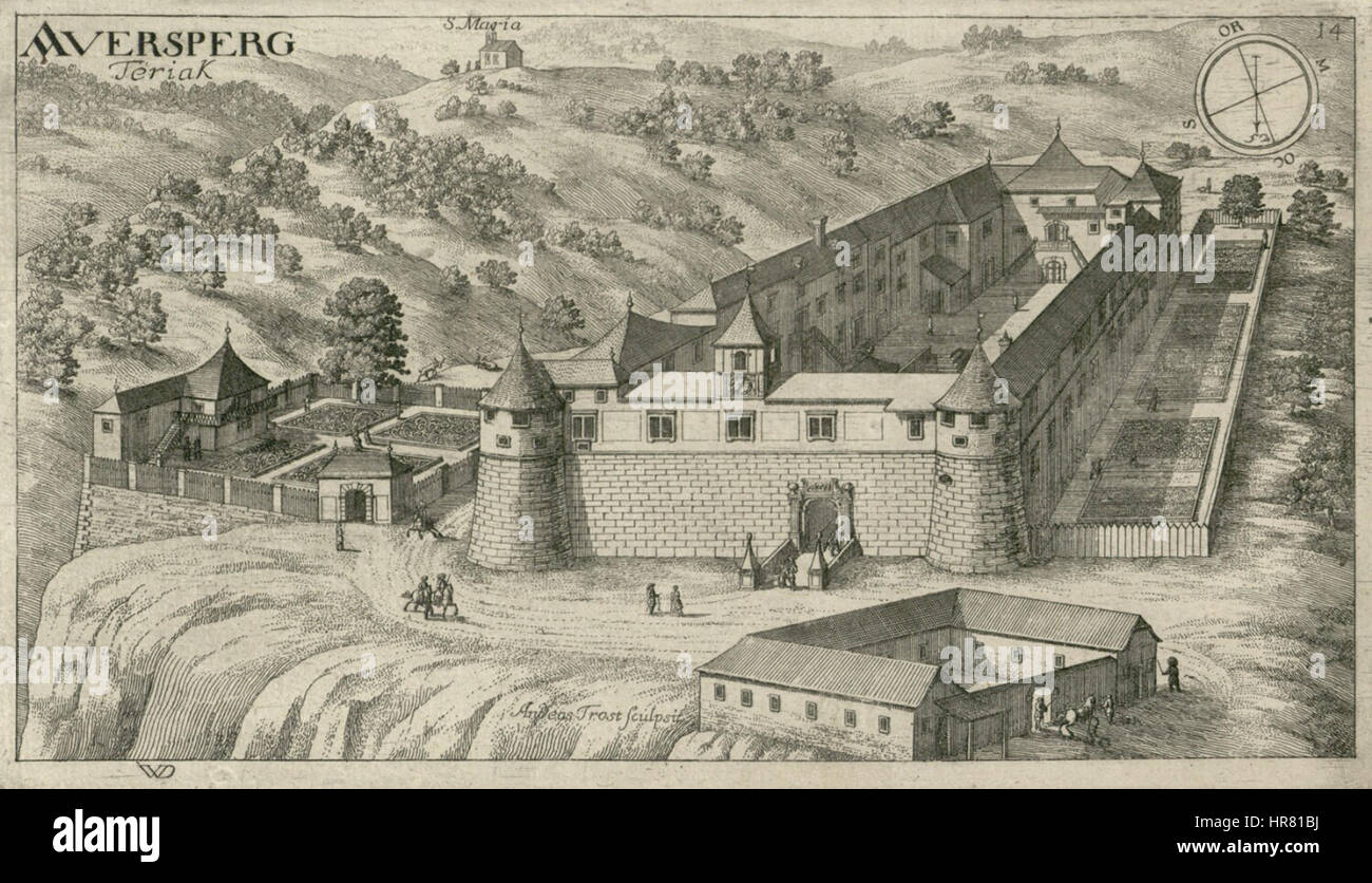 Valvasor - Grad Turjak Stock Photo - Alamy