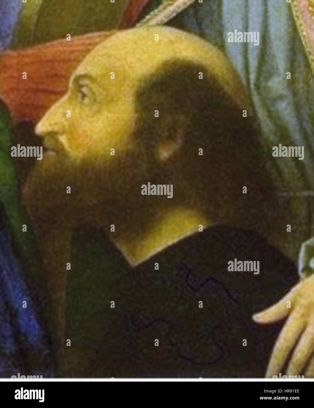 A detailed work by Vincenzo Catena, an Italian Renaissance artist ...