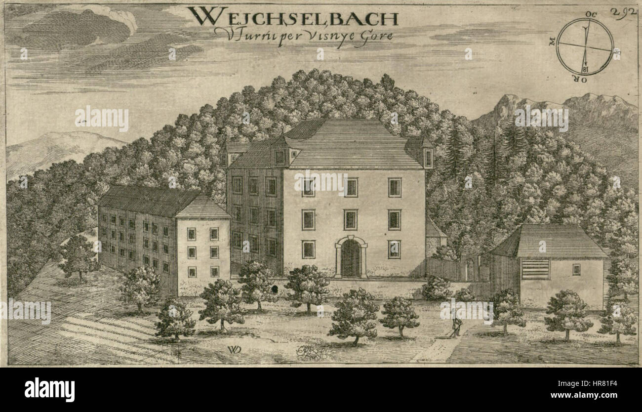 Valvasor - Dvorec Turn Stock Photo - Alamy