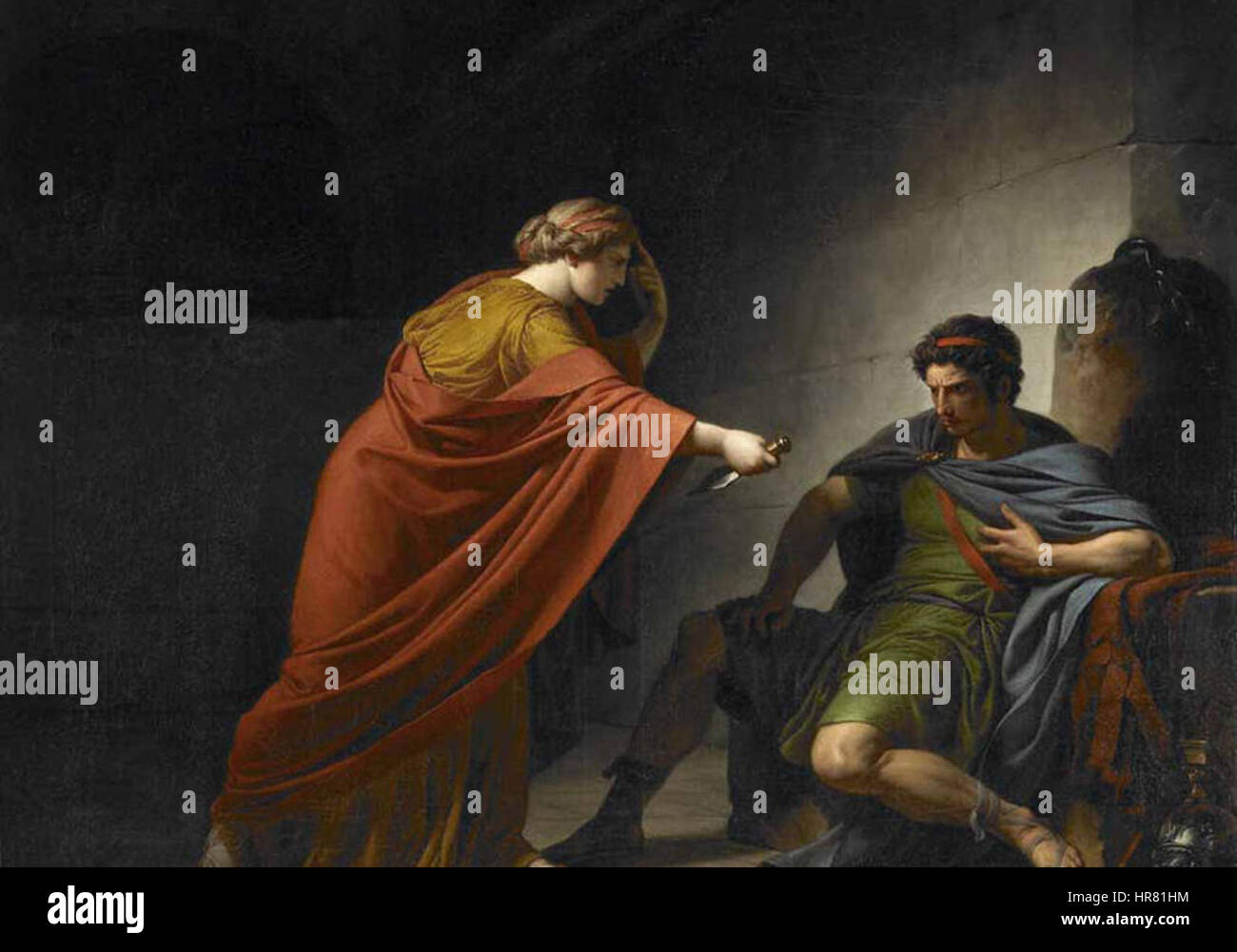 'Arria and Poetus' is an ancient Roman story often depicted in art ...