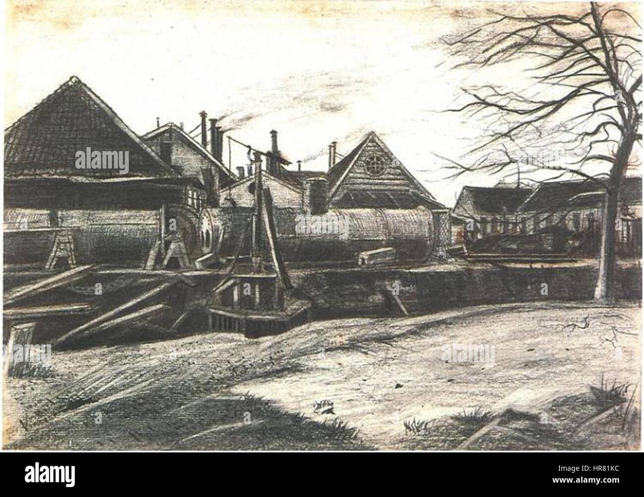 Vincent van Gogh - Factory (F925 Stock Photo - Alamy