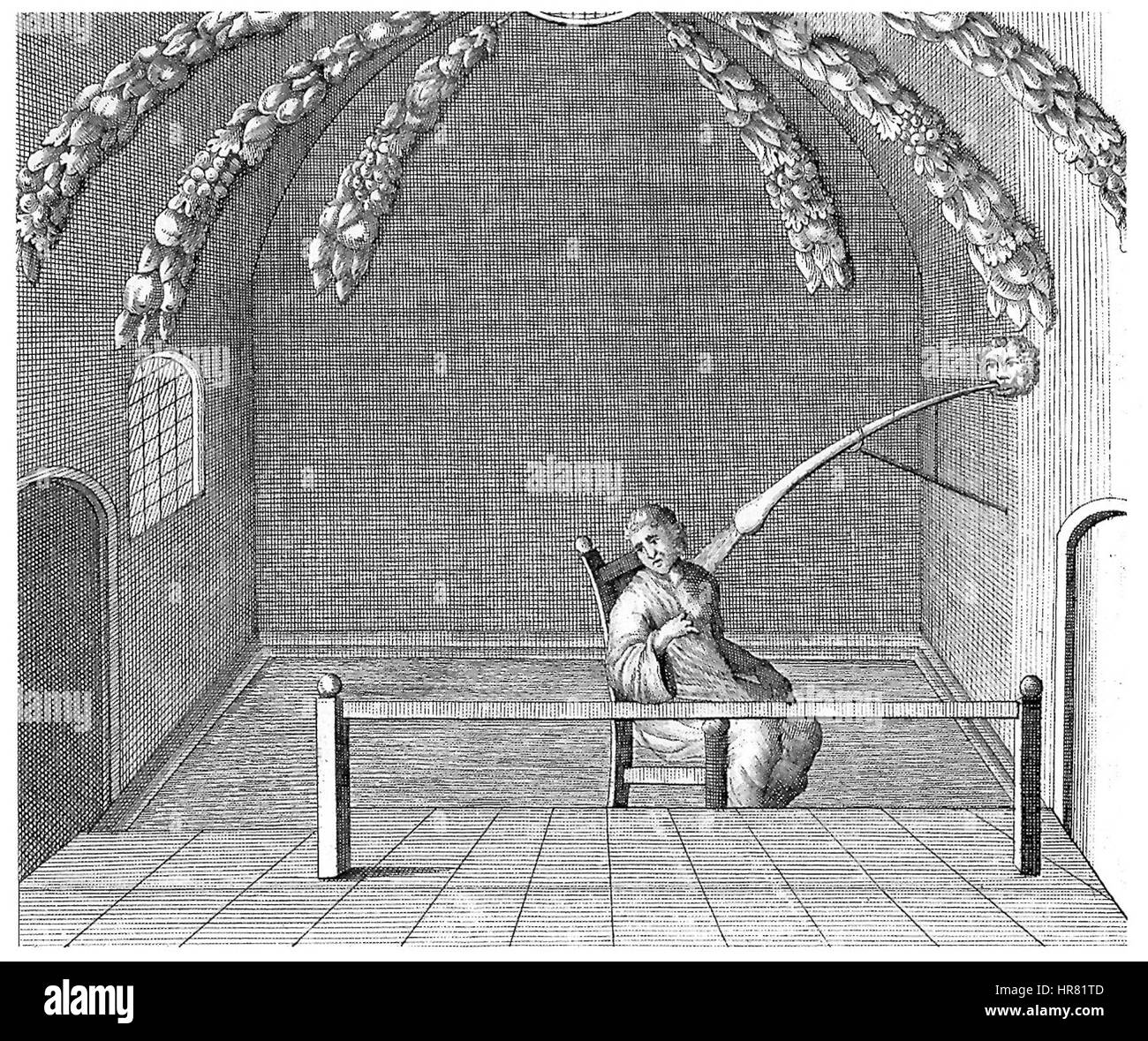 *Thermaldusche Aachen Poellnitz 1737* is a historic illustration of the ...