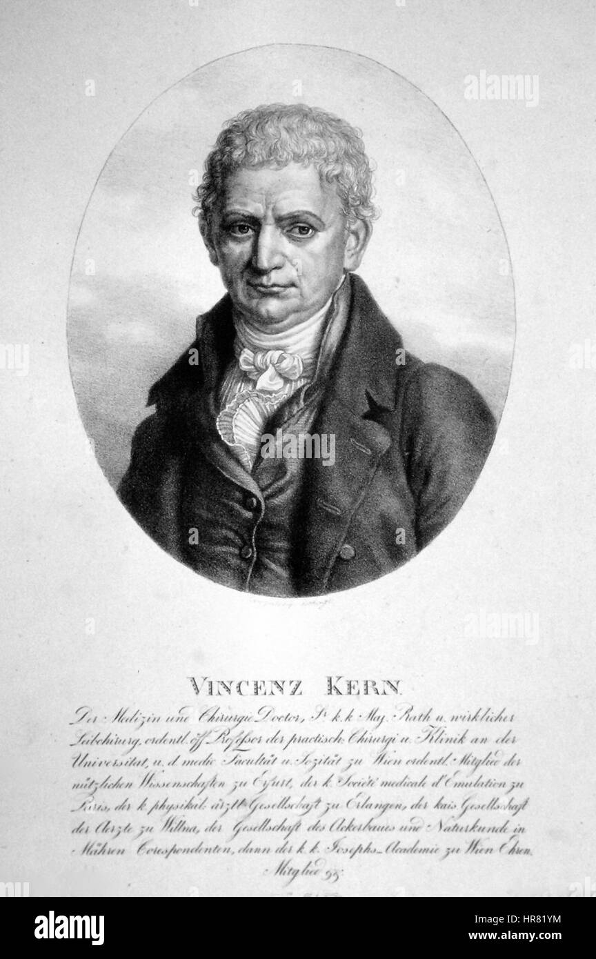 Vincenz von Kern Litho Stock Photo - Alamy