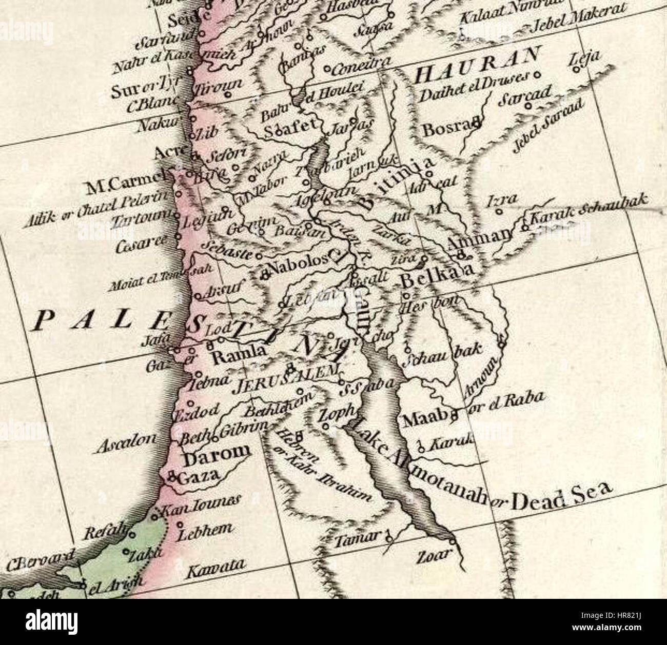 William Faden. Composite Mediterranean. 1785.FC Stock Photo - Alamy