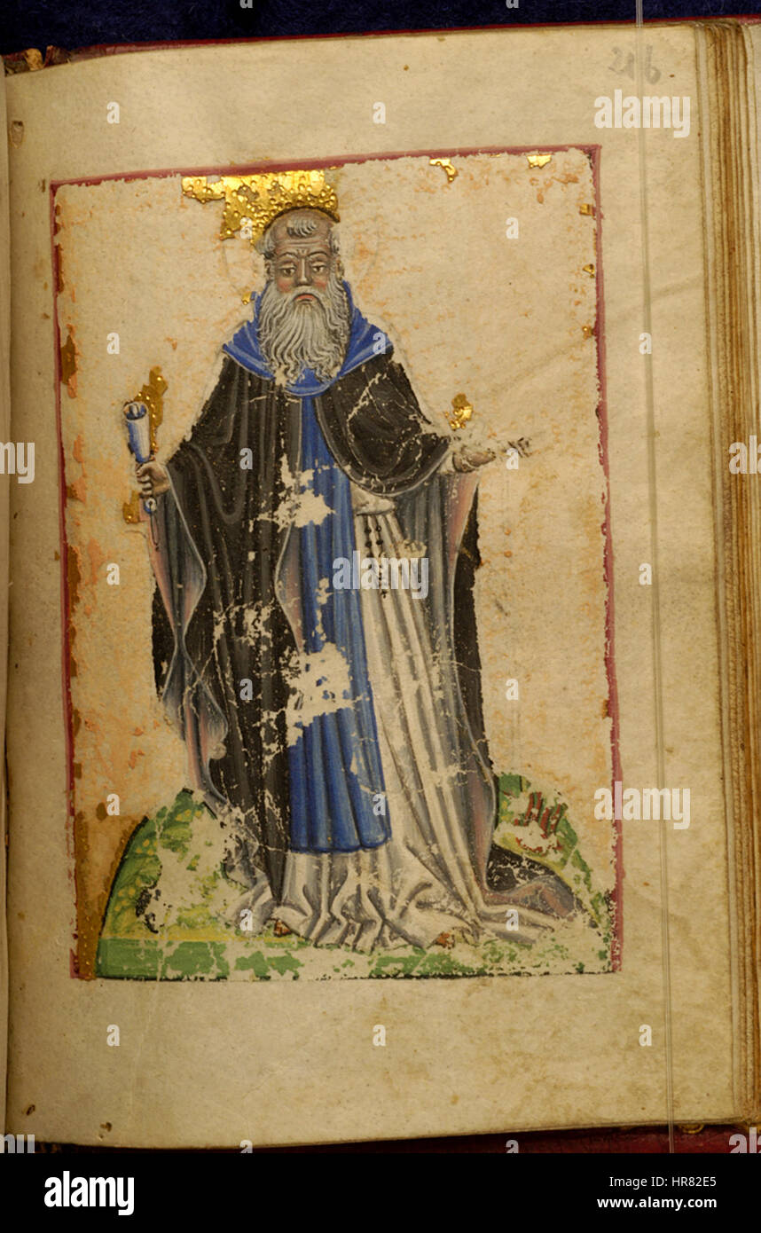 Zanino di Pietro's leaf from a Book of Hours is an example of medieval ...