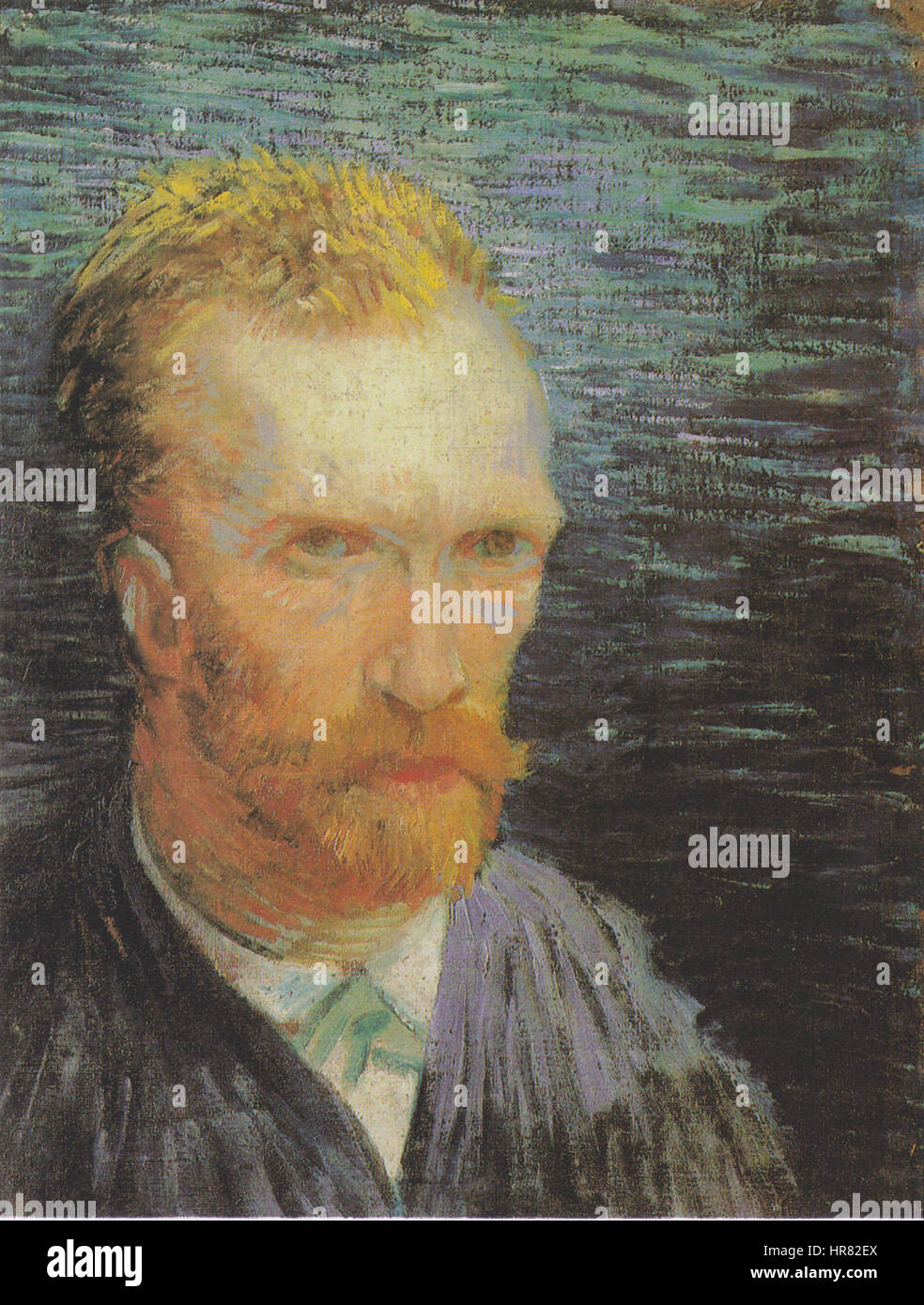 Vincent van Gogh’s self-portrait, painted in 1889, reflects the artist ...
