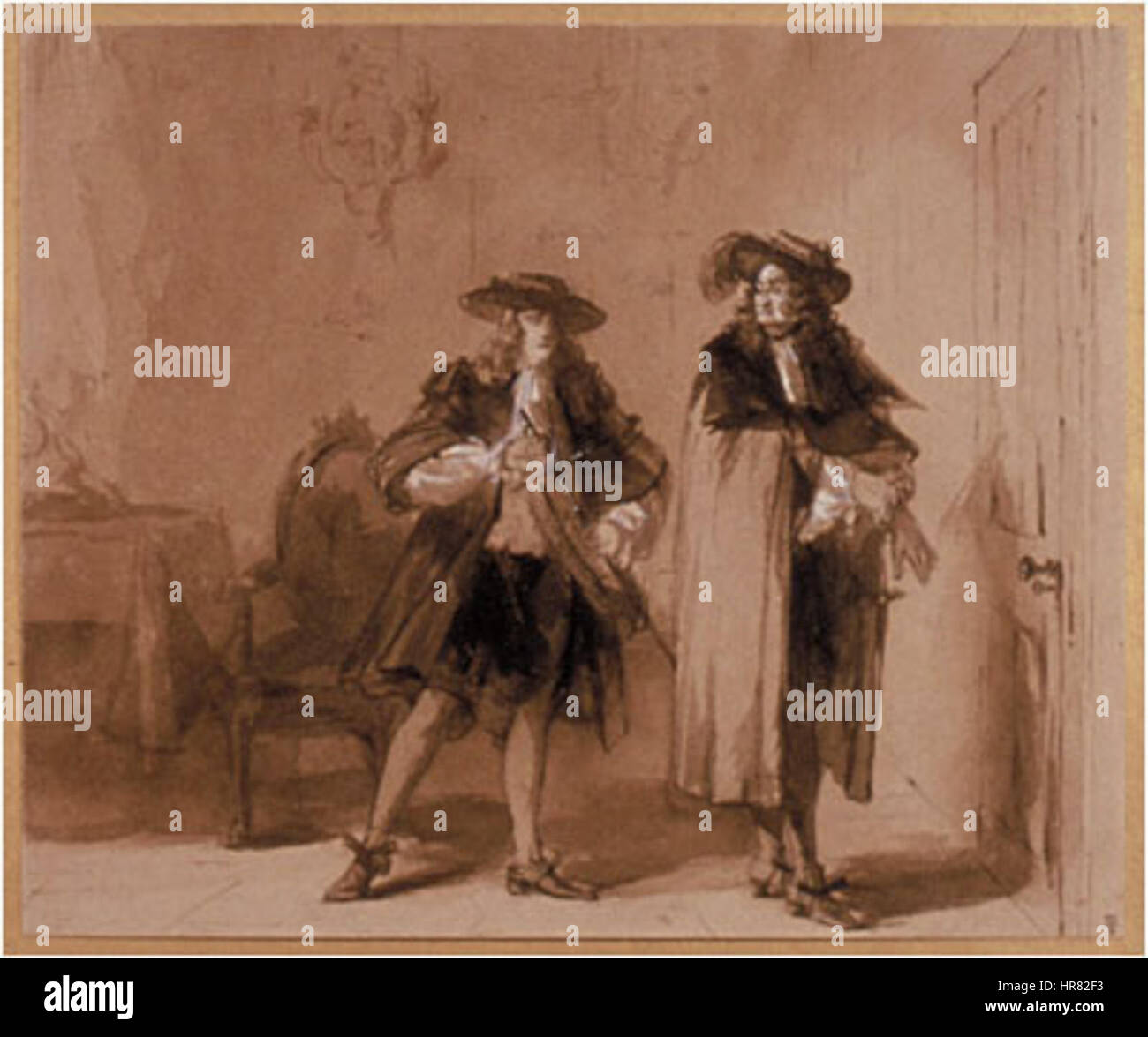 Quarrel drawing hi-res stock photography and images - Alamy