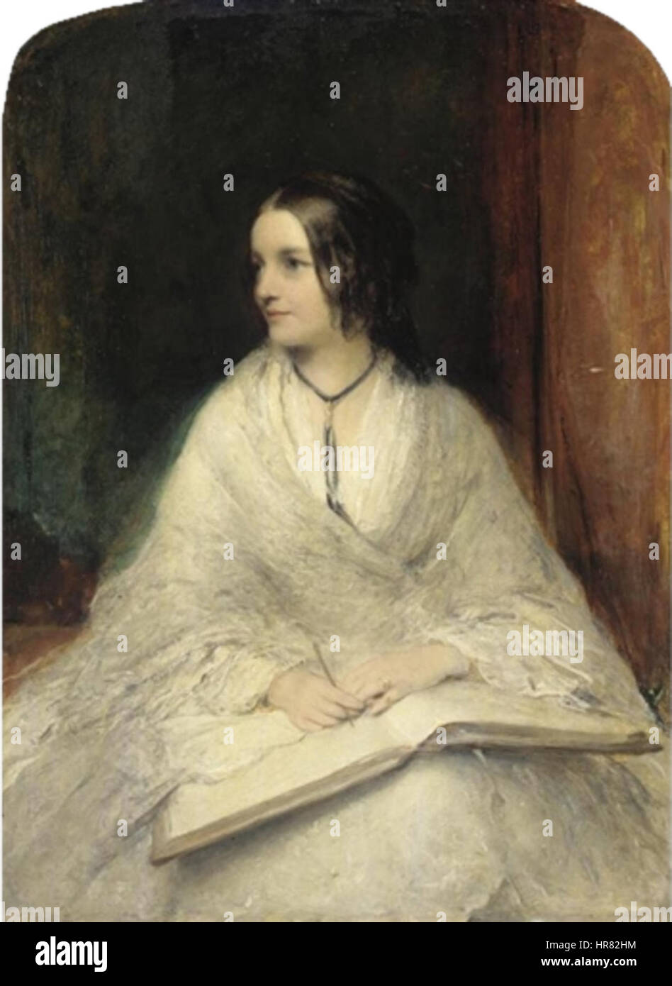 William Boxall Portrait of Jane Fortescue Seymour Stock Photo - Alamy