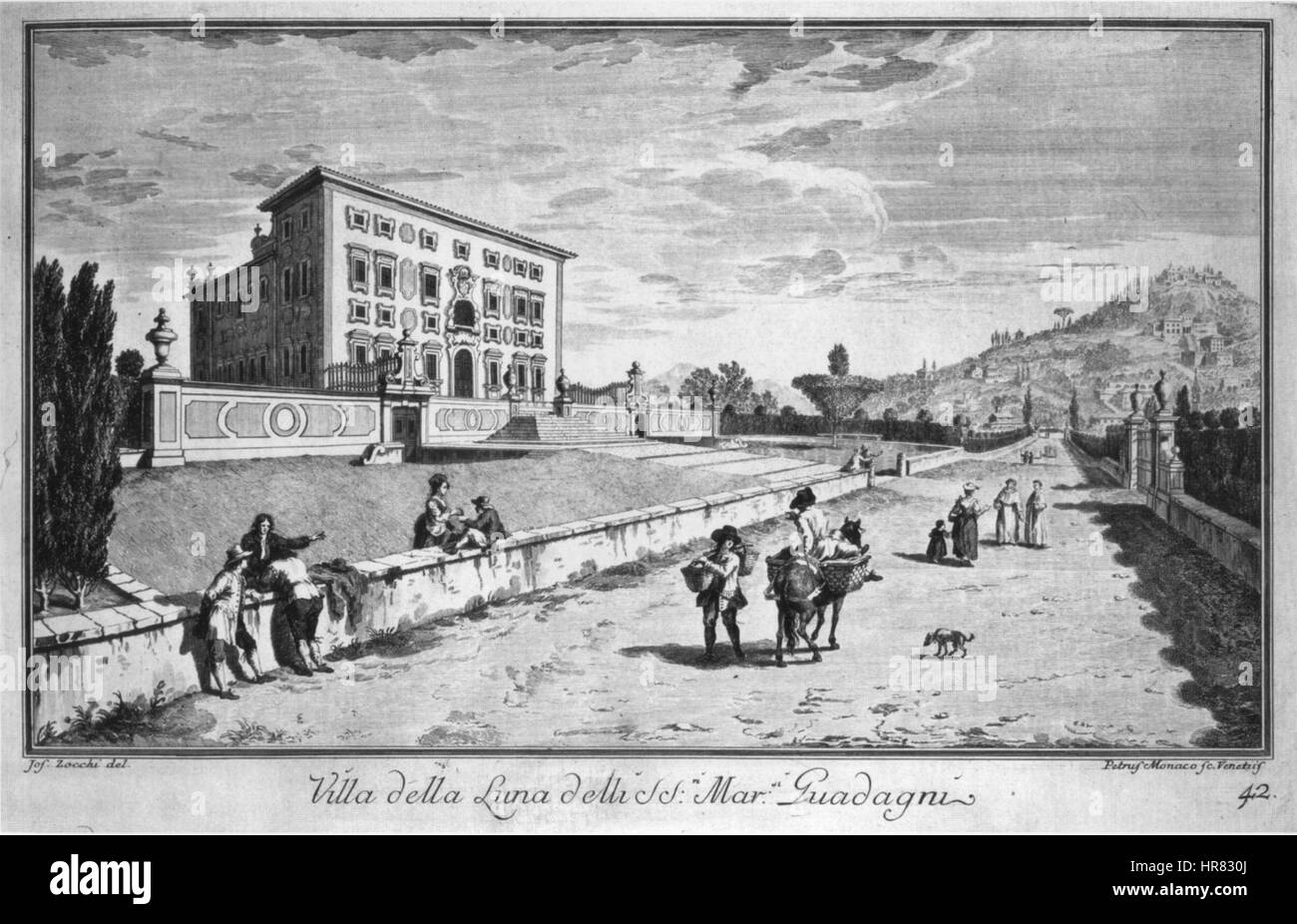 Zocchi, ville 44 luna Stock Photo - Alamy