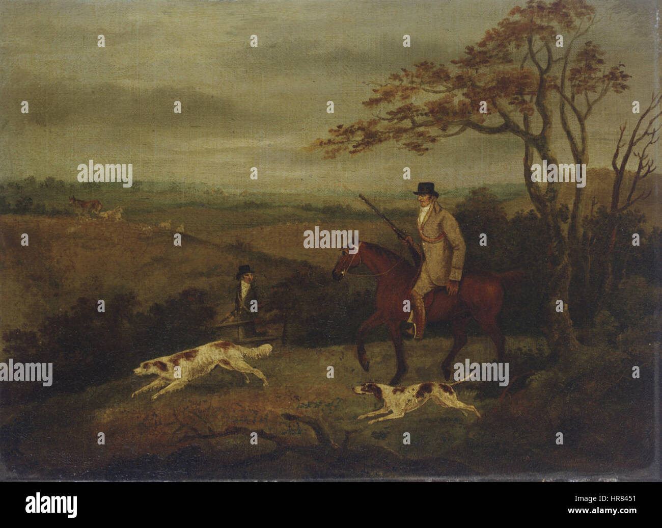 English countryside hunting painting hi-res stock photography and ...