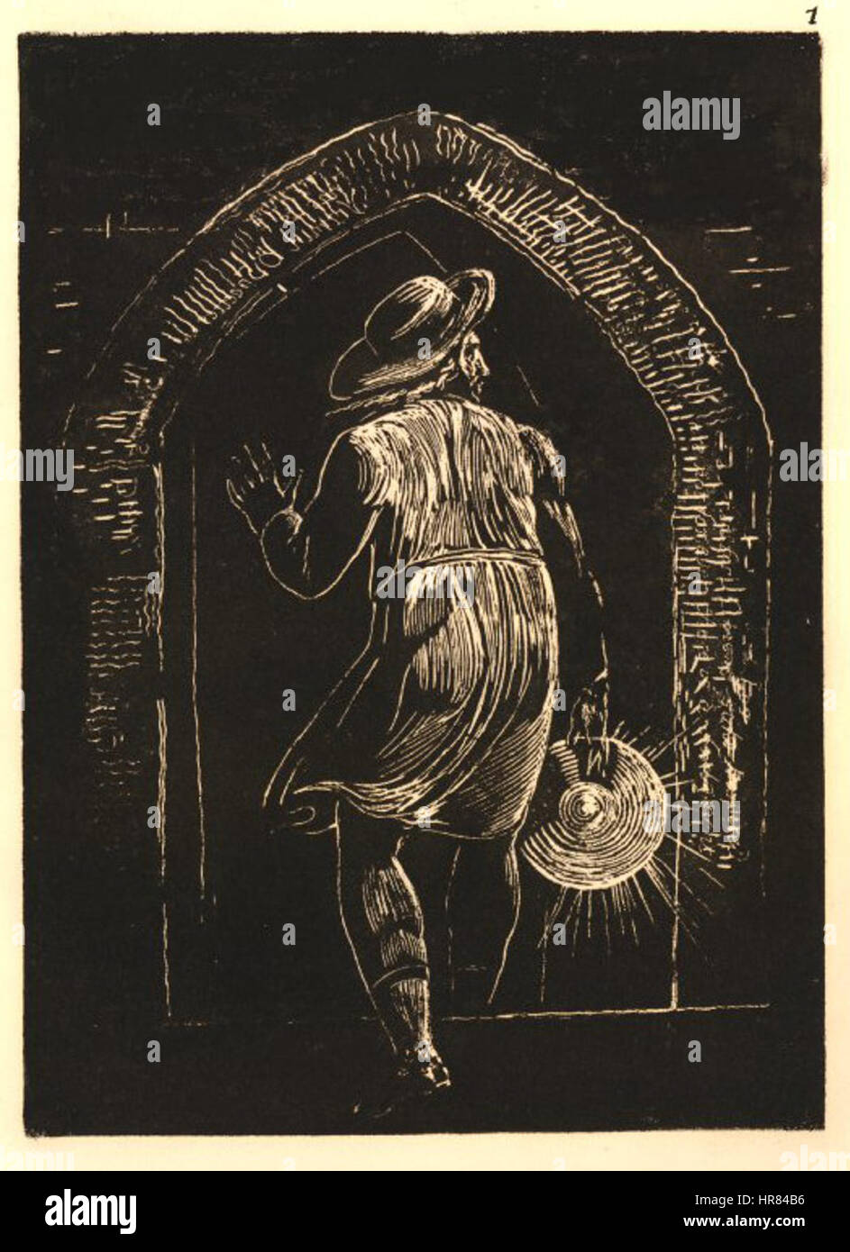 William Blake, Plate 01 Jerusalem (copy A) no margins Stock Photo - Alamy