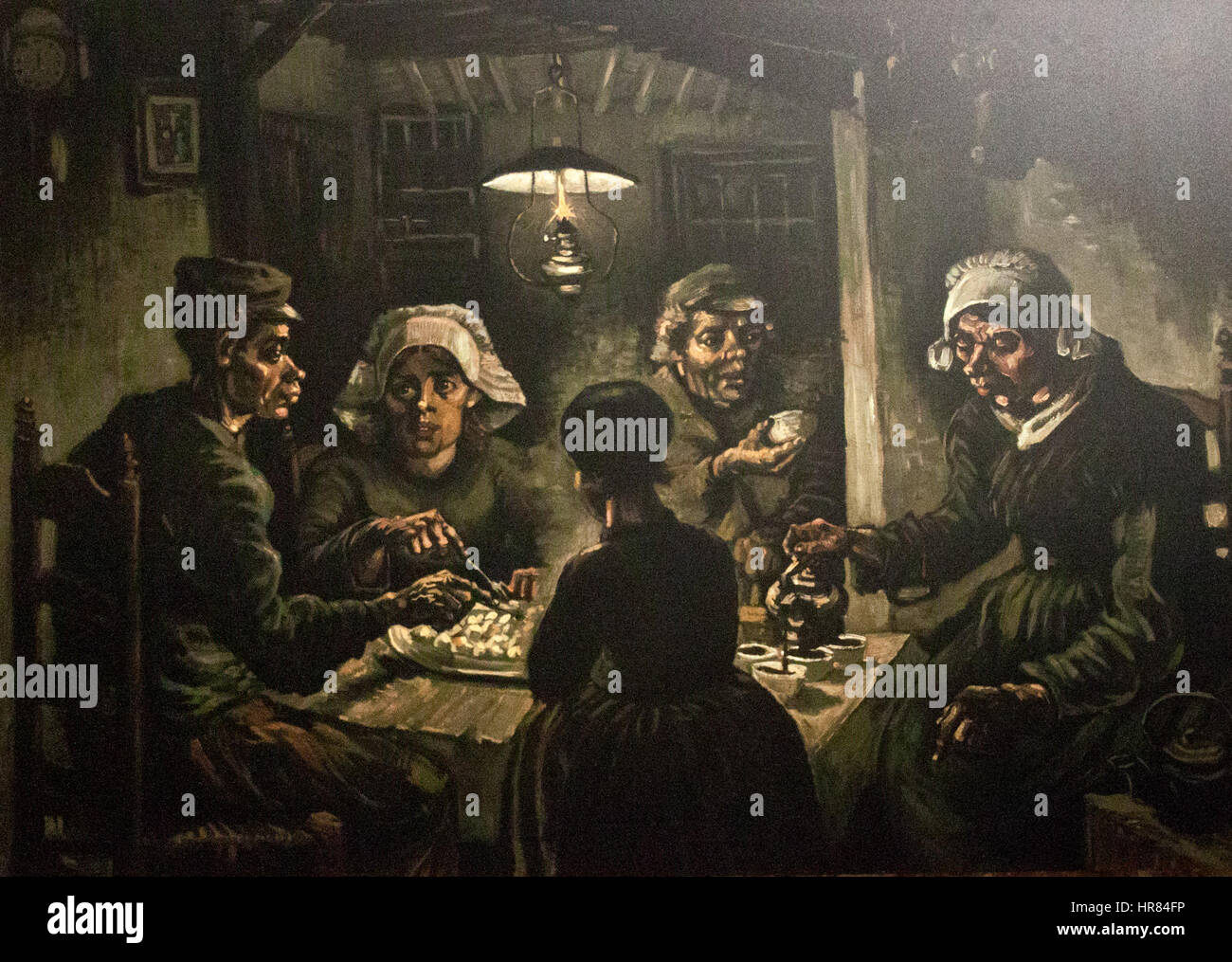 The Potato Eaters - My Dream Stock Photo - Alamy