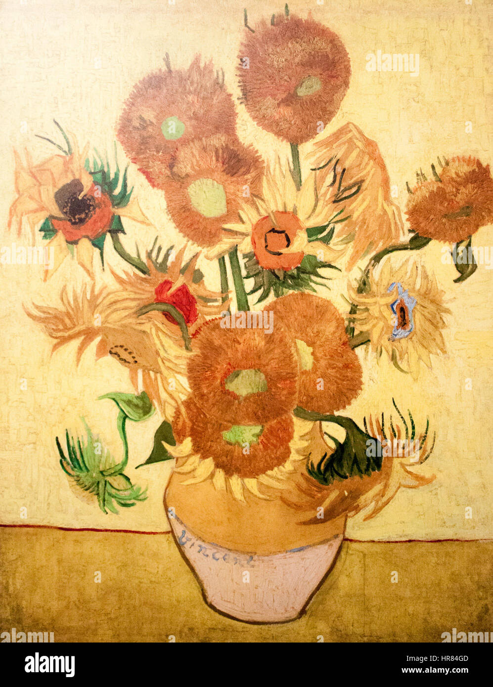 Vincent van Gogh’s 'Still Life - Vase with Fifteen Sunflowers' is a ...