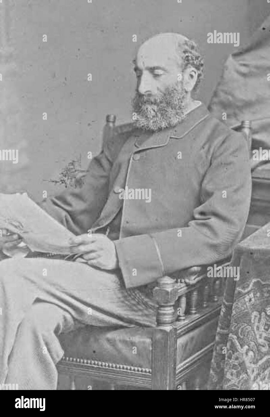 William Frank Calderon by Alexander Bassano Stock Photo - Alamy