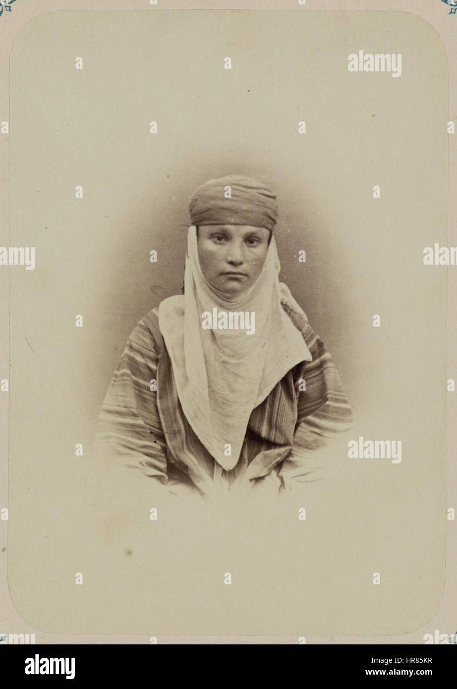This image presents Jewish women from the Turkestan Krai, highlighting ...