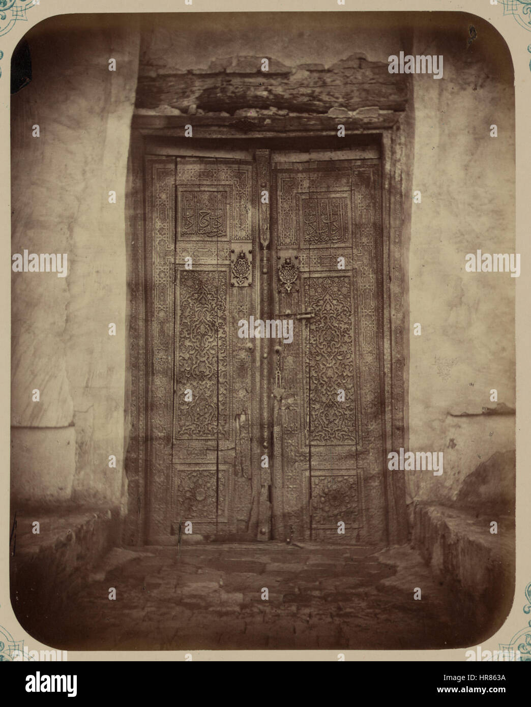 Syr-Darya Oblast. City of Turkestan. External Door Leading to the ...