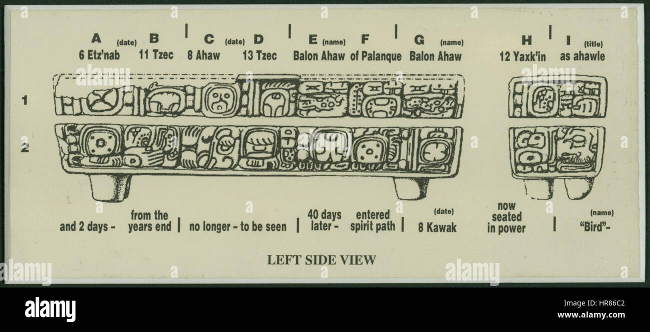 The Tortuguero Box, an important archaeological artifact from the Maya ...