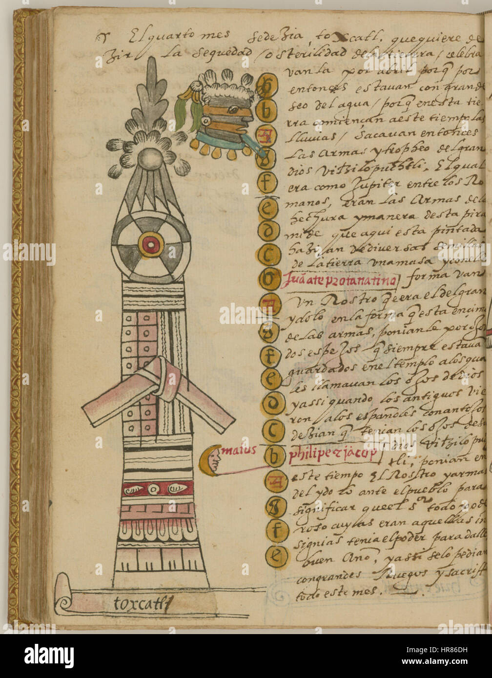 'Toxcatl, Drought' represents a specific event in Aztec culture ...