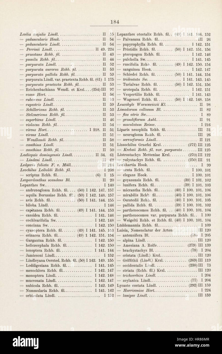 Xenia III - Generalregister zu Band I-III - Seite 184 Stock Photo - Alamy