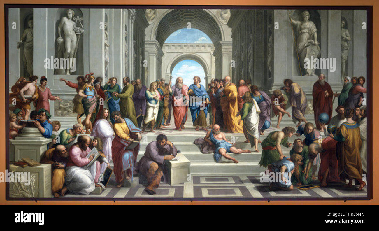 The School of Athens Stock Photo - Alamy