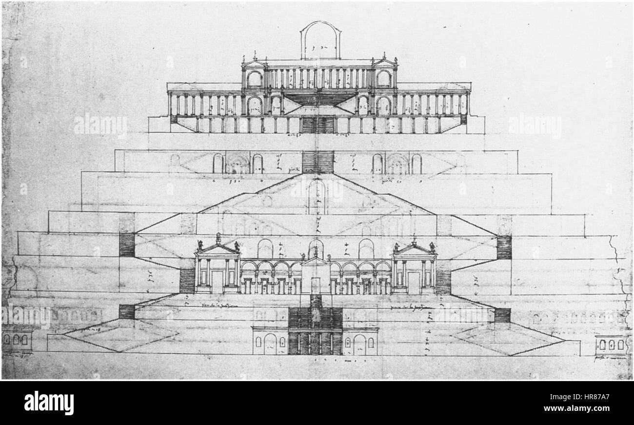 Column elevation Black and White Stock Photos & Images - Alamy