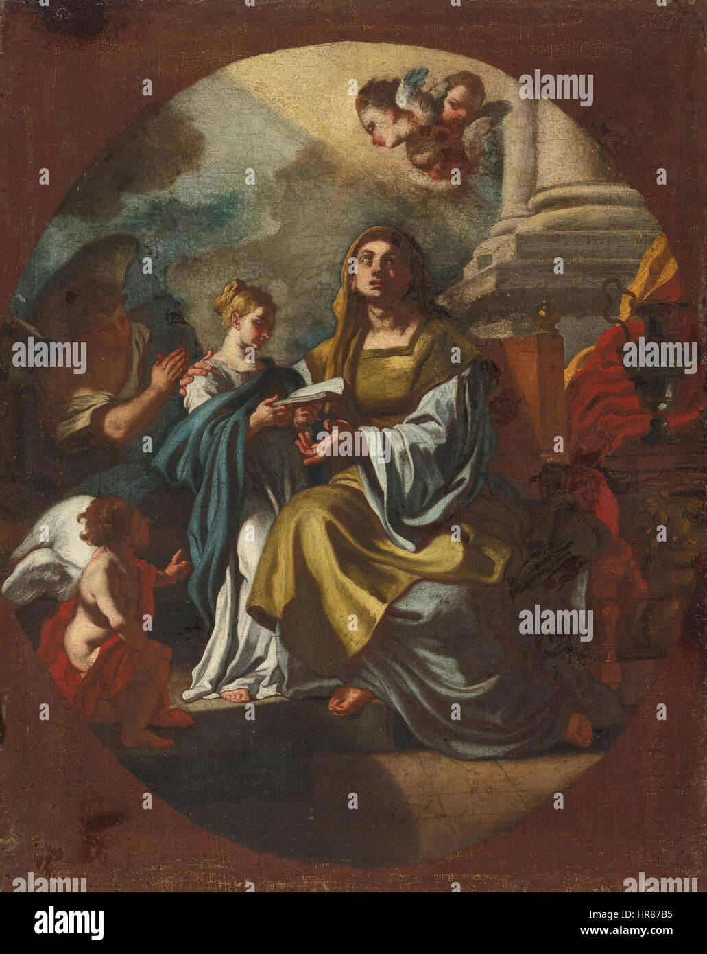 *The Education of the Virgin* is a religious painting depicting the ...